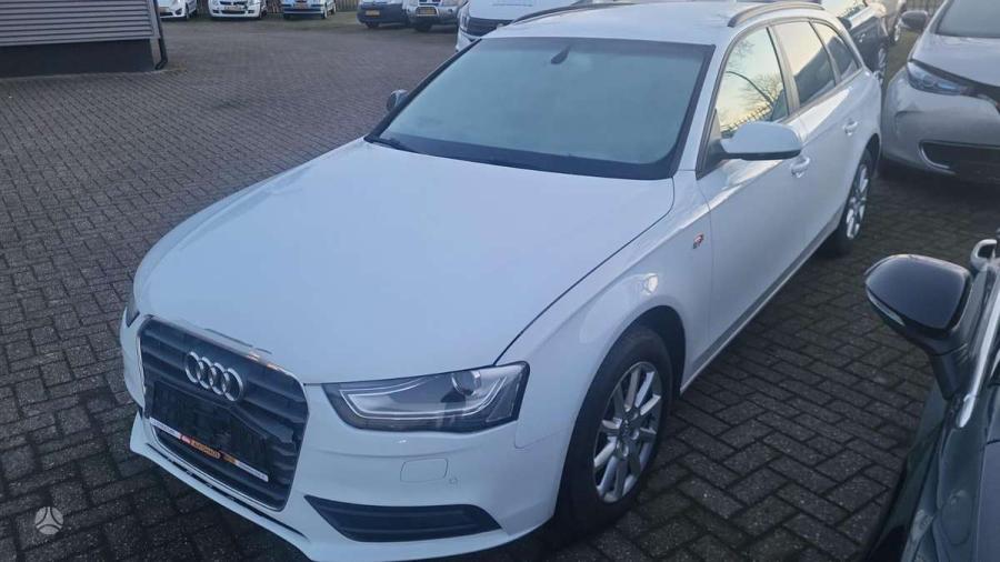 White Audi A4 2015 in Prienai, with an engine capacity of 1.97 L and mileage of 254 thousand km for 6100 €, photo 1 on AUTOMOTO.COM.LV