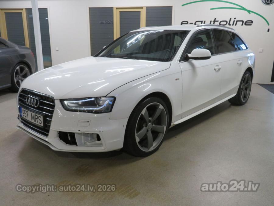 Balts Audi A4 2015 Tallina, ar dzinēja tilpumu 2.00 L un nobraukumu 206 tūkst. km par 7200 €, foto 1 vietnē AUTOMOTO.COM.LV