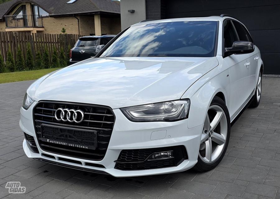 White Audi A4 2015 in Druskininkai, with an engine capacity of 2.00 L and mileage of 217 thousand km for 9650 €, photo 1 on AUTOMOTO.COM.LV