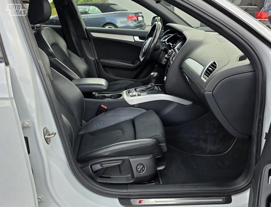 White Audi A4 2015 in Druskininkai, with an engine capacity of 2.00 L and mileage of 217 thousand km for 9650 €, photo 18 on AUTOMOTO.COM.LV