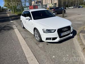 Balts Audi A4 2015 Liepāja, ar dzinēja tilpumu 2.00 L un nobraukumu 280 tūkst. km par 4000 €, foto  vietnē AUTOMOTO.COM.LV