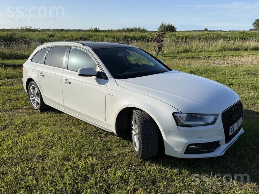 White Audi A4 2015 in Riga, with an engine capacity of 2.00 L and mileage of 261 thousand km for 7800 €, photo 4 on AUTOMOTO.COM.LV