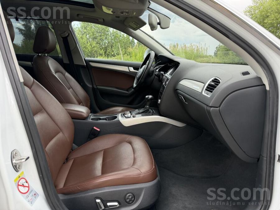 White Audi A4 2015 in Ogre, with an engine capacity of 2.00 L and mileage of 205 thousand km for 10790 €, photo 14 on AUTOMOTO.COM.LV