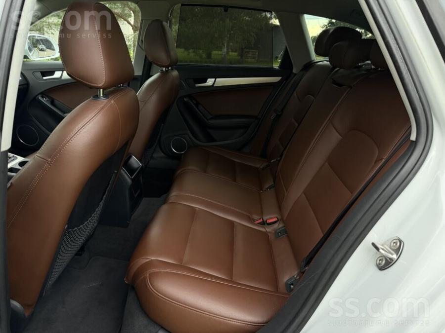 White Audi A4 2015 in Ogre, with an engine capacity of 2.00 L and mileage of 205 thousand km for 10790 €, photo 18 on AUTOMOTO.COM.LV