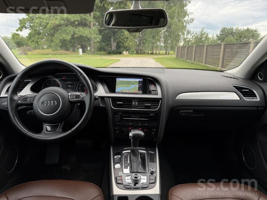 White Audi A4 2015 in Ogre, with an engine capacity of 2.00 L and mileage of 205 thousand km for 10790 €, photo 19 on AUTOMOTO.COM.LV