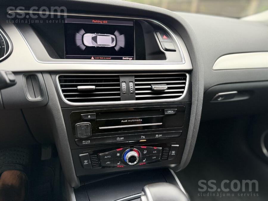 White Audi A4 2015 in Ogre, with an engine capacity of 2.00 L and mileage of 205 thousand km for 10790 €, photo 22 on AUTOMOTO.COM.LV