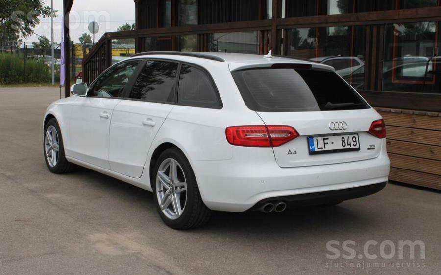 Balts Audi A4 2015 Rīga, ar dzinēja tilpumu 2.00 L un nobraukumu 0 tūkst. km par 8750 €, foto 7 vietnē AUTOMOTO.COM.LV