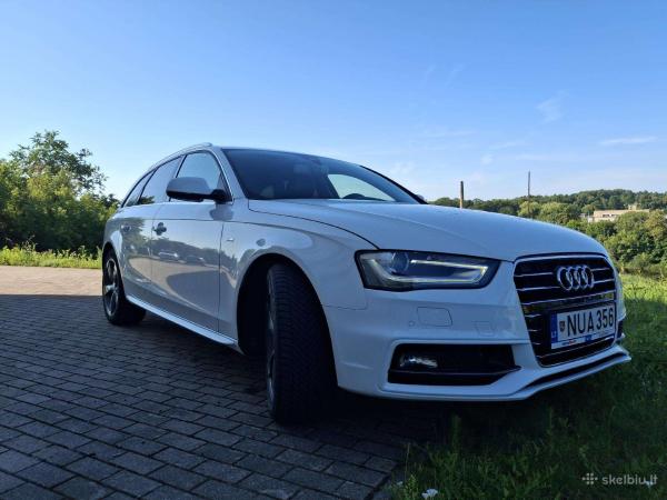 White Audi A4 2015 in Siauliai, with an engine capacity of 2.00 L and mileage of 192 thousand km for 9700 €, photo 2 on AUTOMOTO.COM.LV