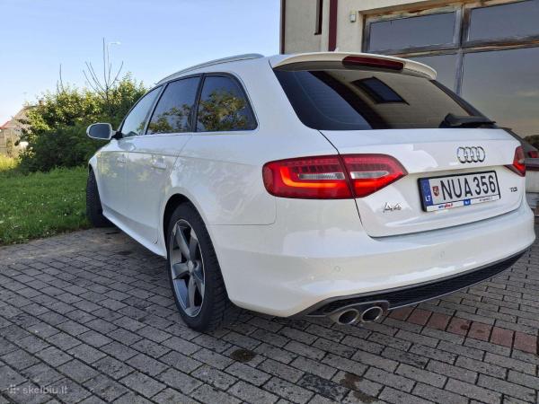 White Audi A4 2015 in Siauliai, with an engine capacity of 2.00 L and mileage of 192 thousand km for 9700 €, photo 7 on AUTOMOTO.COM.LV