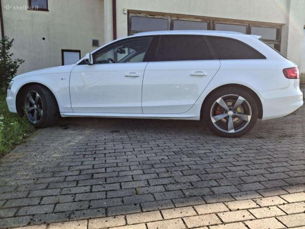 White Audi A4 2015 in Siauliai, with an engine capacity of 2.00 L and mileage of 192 thousand km for 9700 €, photo 8 on AUTOMOTO.COM.LV