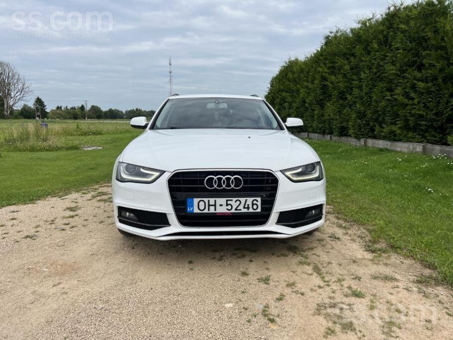 White Audi A4 2015 in Ogre, with an engine capacity of 2.00 L and mileage of 347 thousand km for 7500 €, photo 1 on AUTOMOTO.COM.LV