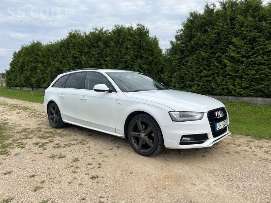 White Audi A4 2015 in Ogre, with an engine capacity of 2.00 L and mileage of 347 thousand km for 7500 €, photo 3 on AUTOMOTO.COM.LV