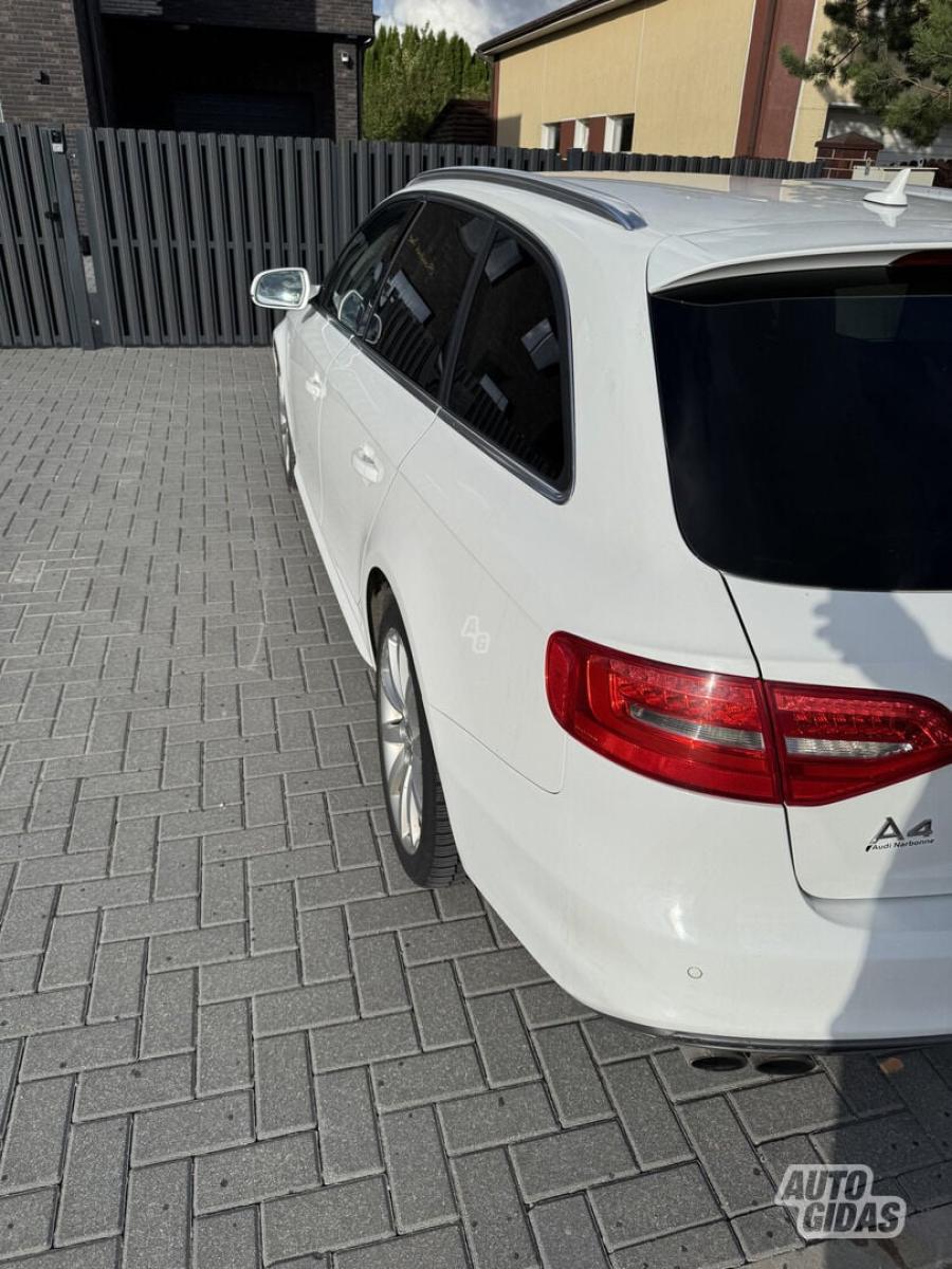 White Audi A4 2015 in Siauliai, with an engine capacity of 2.00 L and mileage of 302 thousand km for 8600 €, photo 5 on AUTOMOTO.COM.LV