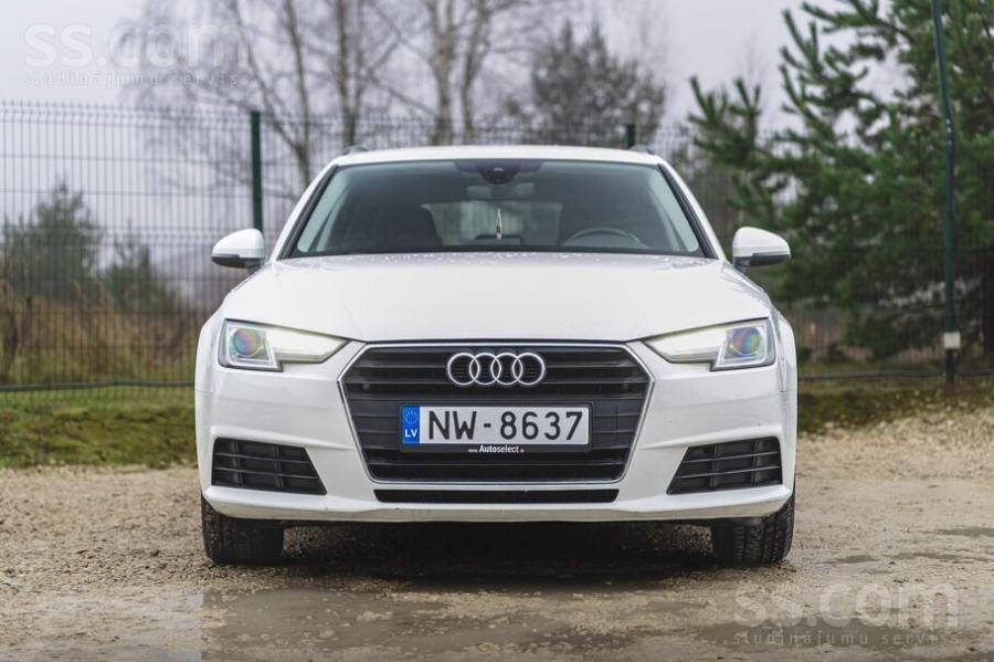 White Audi A4 2016 in Riga, with an engine capacity of 2.00 L and mileage of 171 thousand km for 13990 €, photo 2 on AUTOMOTO.COM.LV