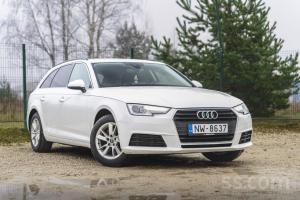 White Audi A4 2016 in Riga, with an engine capacity of 2.00 L and mileage of 171 thousand km for 13990 €, photo 3 on AUTOMOTO.COM.LV