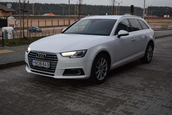 Balts Audi A4 2016 Viļņa, ar dzinēja tilpumu 2.00 L un nobraukumu 276 tūkst. km par 9600 €, foto 3 vietnē AUTOMOTO.COM.LV