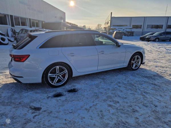White Audi A4 2016 in Ukmerge, with an engine capacity of 2.97 L and mileage of 350 thousand km for 12500 €, photo 6 on AUTOMOTO.COM.LV