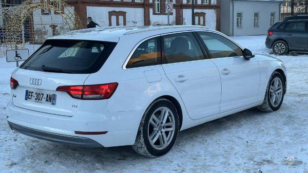 White Audi A4 2016 in Silute, with an engine capacity of 1.97 L and mileage of 276 thousand km for 11300 €, photo 6 on AUTOMOTO.COM.LV