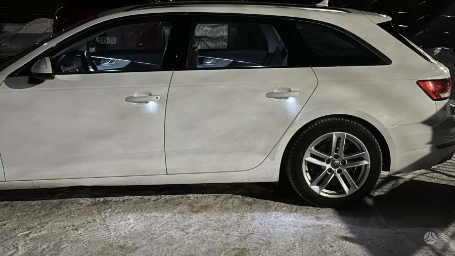 White Audi A4 2016 in Silute, with an engine capacity of 1.97 L and mileage of 276 thousand km for 11300 €, photo 10 on AUTOMOTO.COM.LV
