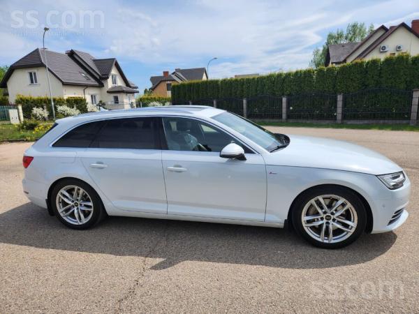 White Audi A4 2016 in Daugavpils, with an engine capacity of 3.00 L and mileage of 296 thousand km for 14600 €, photo 3 on AUTOMOTO.COM.LV