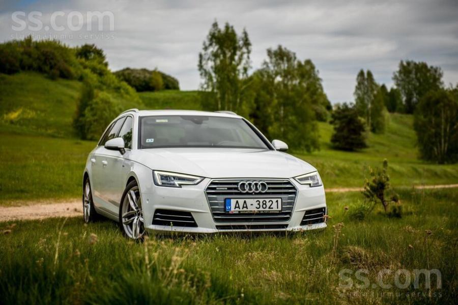 White Audi A4 2016 in Daugavpils, with an engine capacity of 3.00 L and mileage of 296 thousand km for 13500 €, photo 1 on AUTOMOTO.COM.LV