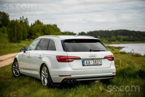White Audi A4 2016 in Daugavpils, with an engine capacity of 3.00 L and mileage of 296 thousand km for 13500 €, photo 3 on AUTOMOTO.COM.LV