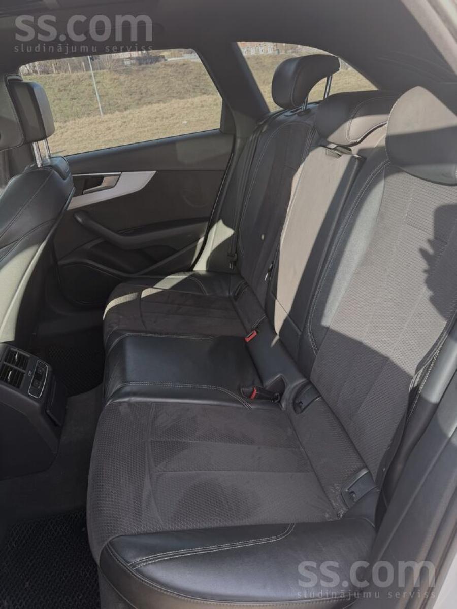 White Audi A4 2016 in Daugavpils, with an engine capacity of 2.00 L and mileage of 330 thousand km for 10000 €, photo 7 on AUTOMOTO.COM.LV