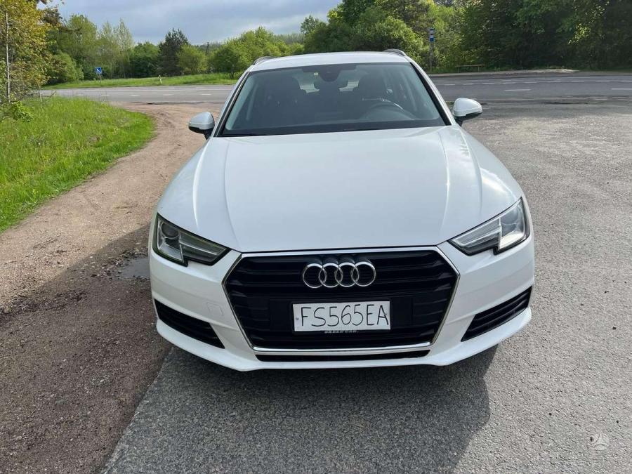 White Audi A4 2016 in Kaunas, with an engine capacity of 2.00 L and mileage of 263 thousand km for 9200 €, photo 4 on AUTOMOTO.COM.LV