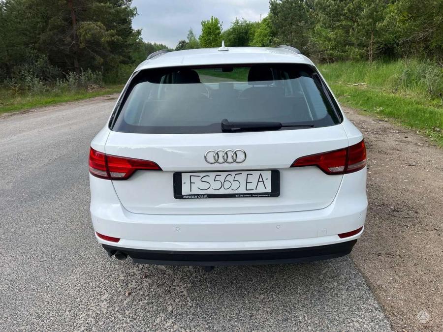 White Audi A4 2016 in Kaunas, with an engine capacity of 2.00 L and mileage of 263 thousand km for 9200 €, photo 8 on AUTOMOTO.COM.LV