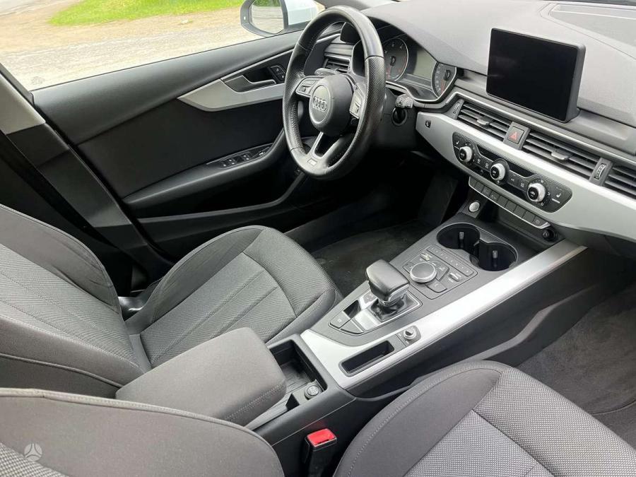 White Audi A4 2016 in Kaunas, with an engine capacity of 2.00 L and mileage of 263 thousand km for 9200 €, photo 14 on AUTOMOTO.COM.LV