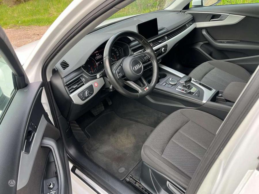 White Audi A4 2016 in Kaunas, with an engine capacity of 2.00 L and mileage of 263 thousand km for 9200 €, photo 17 on AUTOMOTO.COM.LV