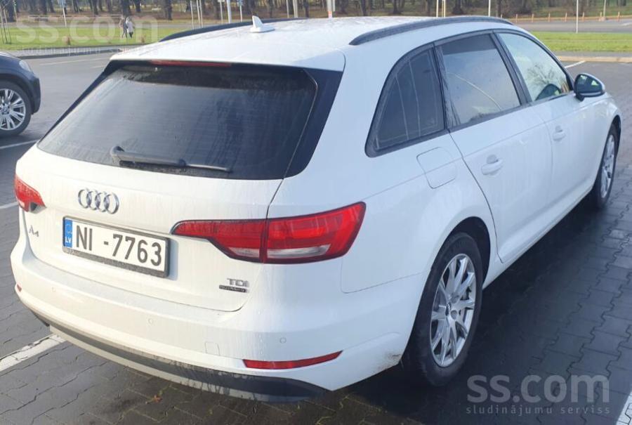 Balts Audi A4 2016 Rīga, ar dzinēja tilpumu 2.00 L un nobraukumu 185 tūkst. km par 12500 €, foto 5 vietnē AUTOMOTO.COM.LV
