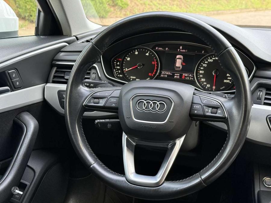 White Audi A4 2016 in Prienai, with an engine capacity of 2.00 L and mileage of 253 thousand km for 12850 €, photo 28 on AUTOMOTO.COM.LV