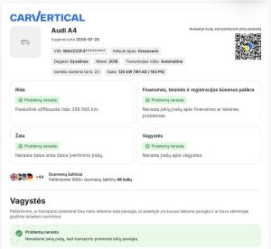 White Audi A4 2016 in Prienai, with an engine capacity of 2.00 L and mileage of 253 thousand km for 12850 €, photo 54 on AUTOMOTO.COM.LV