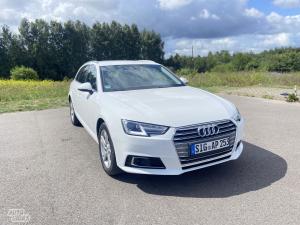 White Audi A4 2016 in Vilnius, with an engine capacity of 2.00 L and mileage of 156 thousand km for 12299 €, photo 3 on AUTOMOTO.COM.LV