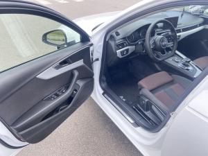 White Audi A4 2016 in Vilnius, with an engine capacity of 2.00 L and mileage of 156 thousand km for 12299 €, photo 6 on AUTOMOTO.COM.LV
