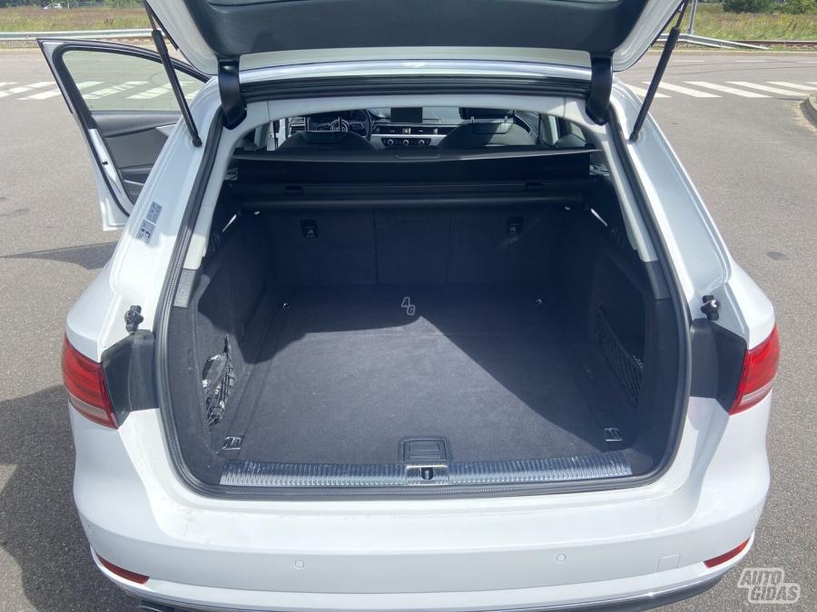 White Audi A4 2016 in Vilnius, with an engine capacity of 2.00 L and mileage of 156 thousand km for 12299 €, photo 10 on AUTOMOTO.COM.LV