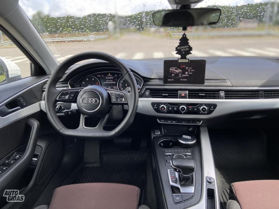 White Audi A4 2016 in Vilnius, with an engine capacity of 2.00 L and mileage of 156 thousand km for 12299 €, photo 12 on AUTOMOTO.COM.LV