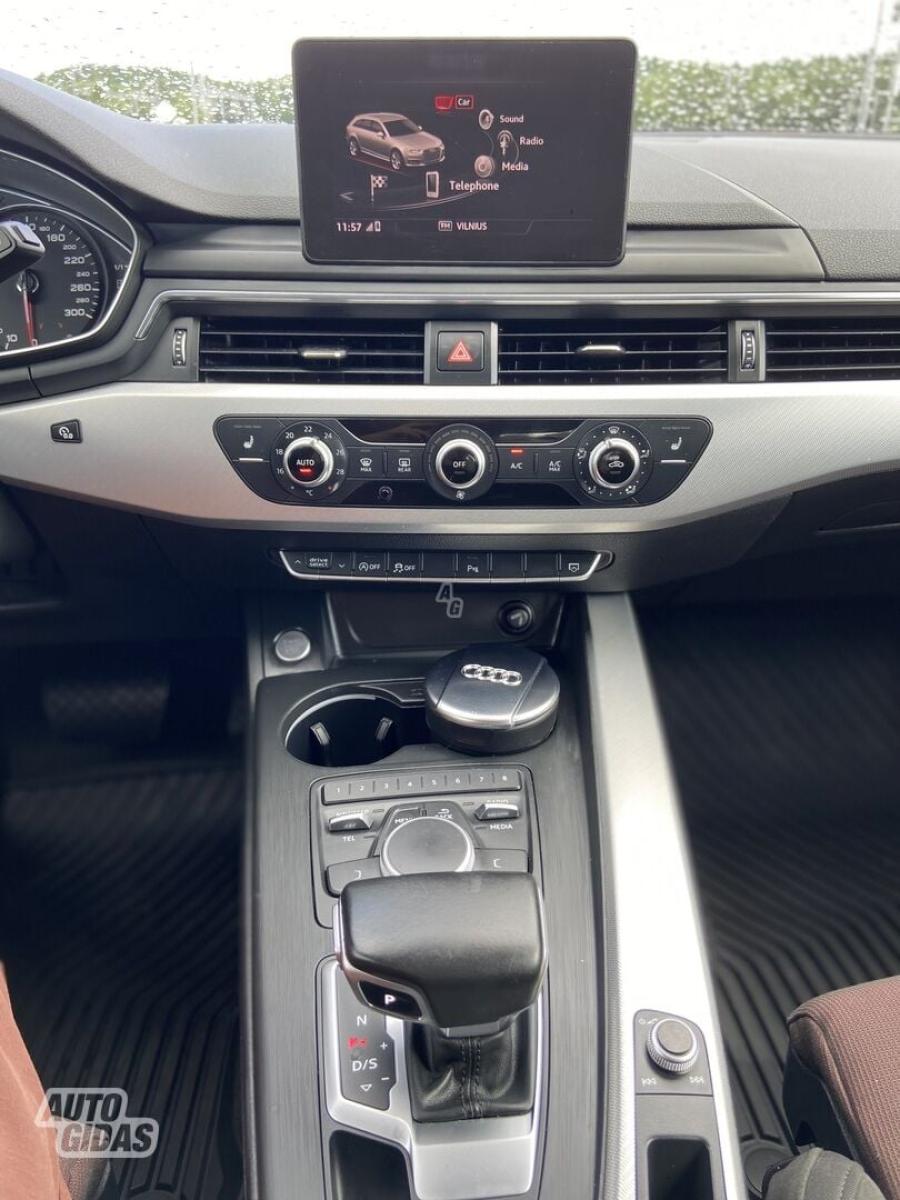 White Audi A4 2016 in Vilnius, with an engine capacity of 2.00 L and mileage of 156 thousand km for 12299 €, photo 15 on AUTOMOTO.COM.LV