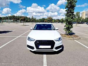 White Audi A4 2016 in Kaunas, with an engine capacity of 1.97 L and mileage of 302 thousand km for 12300 €, photo 4 on AUTOMOTO.COM.LV