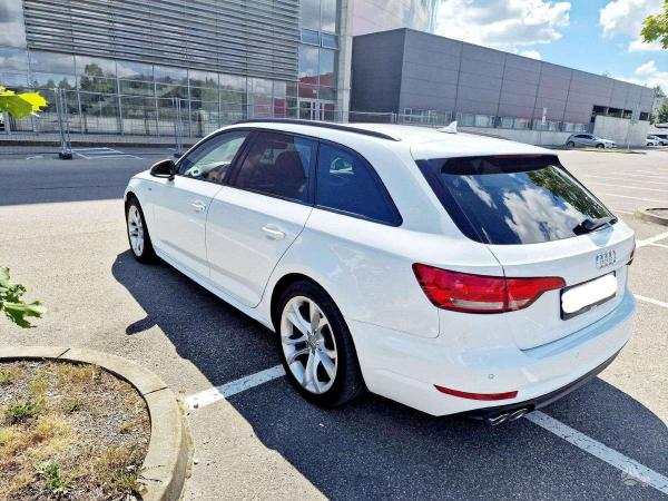 White Audi A4 2016 in Kaunas, with an engine capacity of 1.97 L and mileage of 302 thousand km for 12300 €, photo 5 on AUTOMOTO.COM.LV