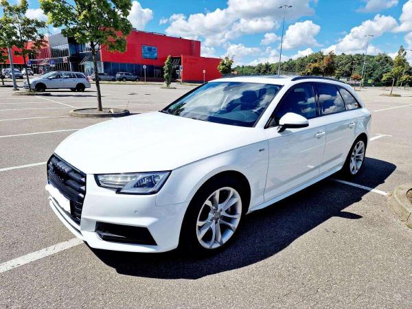 White Audi A4 2016 in Kaunas, with an engine capacity of 1.97 L and mileage of 302 thousand km for 12300 €, photo 6 on AUTOMOTO.COM.LV