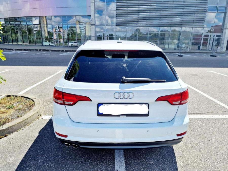 White Audi A4 2016 in Kaunas, with an engine capacity of 1.97 L and mileage of 302 thousand km for 12300 €, photo 8 on AUTOMOTO.COM.LV