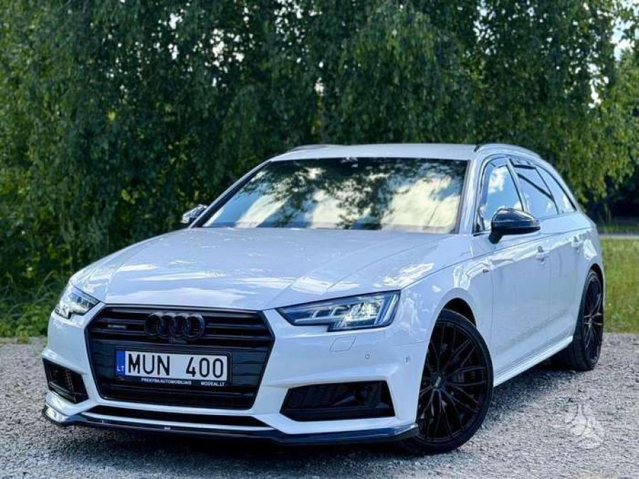 White Audi A4 2016 in Siauliai, with an engine capacity of 2.97 L and mileage of 202 thousand km for 17500 €, photo 4 on AUTOMOTO.COM.LV