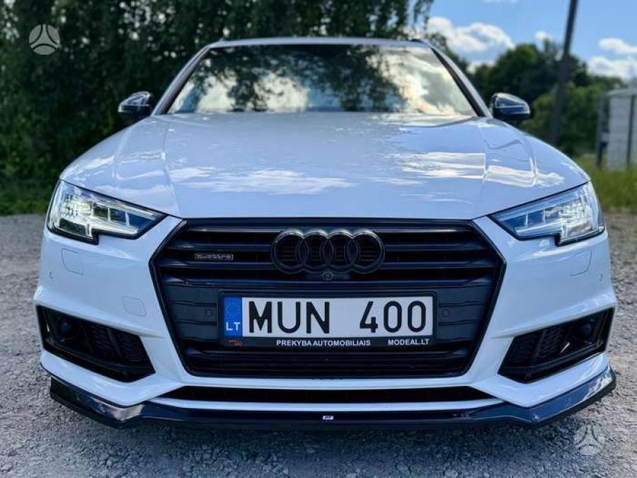 White Audi A4 2016 in Siauliai, with an engine capacity of 2.97 L and mileage of 202 thousand km for 17500 €, photo 6 on AUTOMOTO.COM.LV