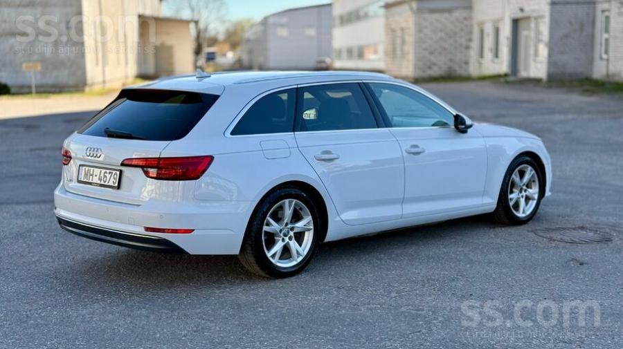 White Audi A4 2016 in Ogre, with an engine capacity of 2.00 L and mileage of 379 thousand km for 8500 €, photo 3 on AUTOMOTO.COM.LV