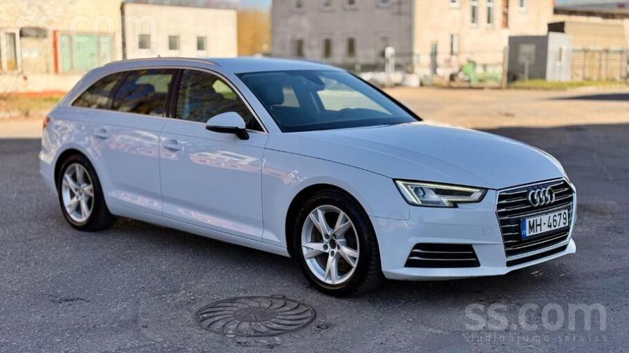 White Audi A4 2016 in Ogre, with an engine capacity of 2.00 L and mileage of 379 thousand km for 8500 €, photo 5 on AUTOMOTO.COM.LV