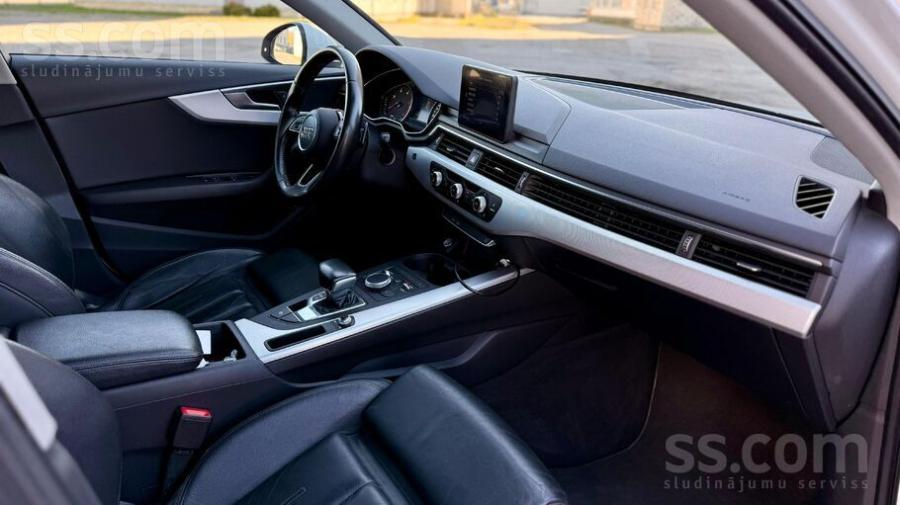White Audi A4 2016 in Ogre, with an engine capacity of 2.00 L and mileage of 379 thousand km for 8500 €, photo 12 on AUTOMOTO.COM.LV