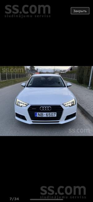 Balts Audi A4 2016 Rīga, ar dzinēja tilpumu 2.00 L un nobraukumu 220 tūkst. km par 16000 €, foto 10 vietnē AUTOMOTO.COM.LV