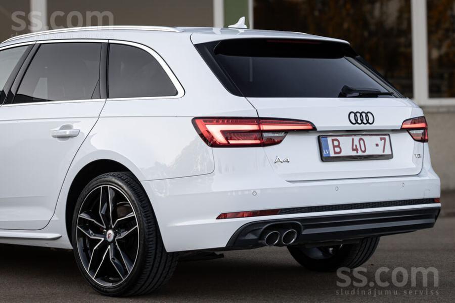 Balts Audi A4 2016 Tukums, ar dzinēja tilpumu 2.00 L un nobraukumu 299 tūkst. km par 11290 €, foto 8 vietnē AUTOMOTO.COM.LV